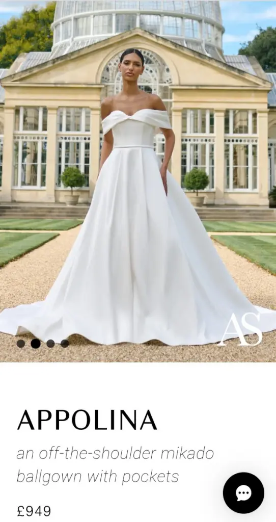 Appolina Wedding Dress Size 18 (Wed2B) Brand New In Cover And Box - on ...